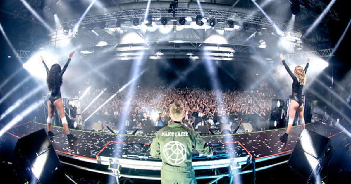 Take a look at exclusive photos from Major Lazer's tour across Asia ...