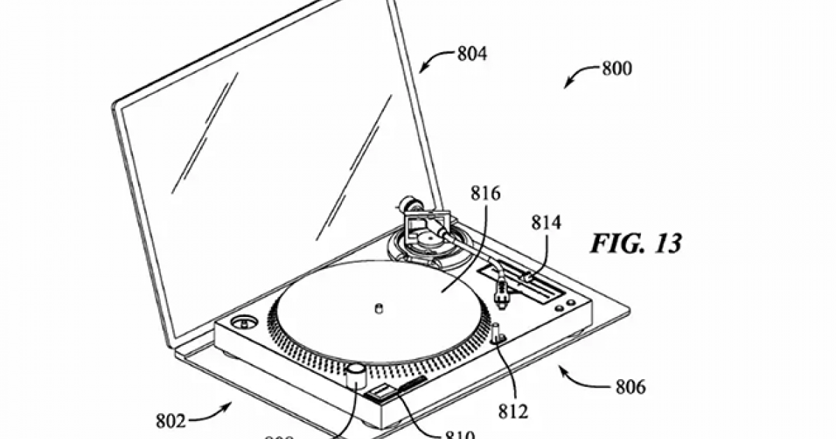 Apple files patent for MacBook Pro that can transform into a turntable ...
