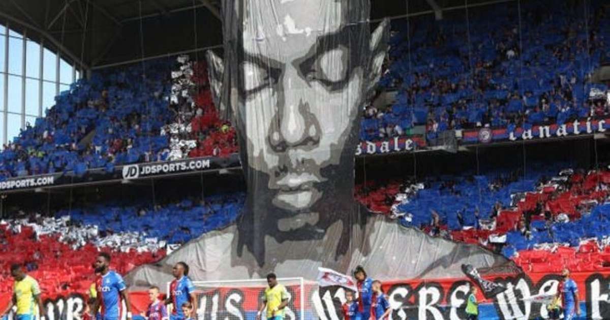 Banner tribute to Faithless' Maxi Jazz unveiled by Crystal Palace ...